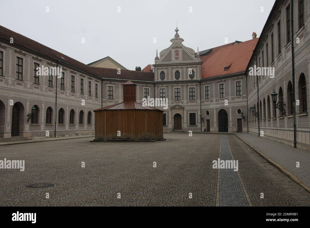 Germany, Munich's Renaissance-style Brunnenhof courtyard is the heart ...