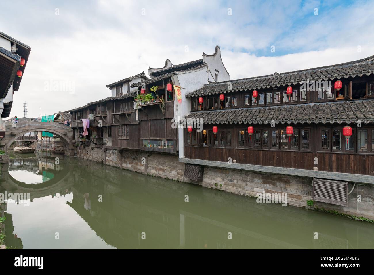 Scenery of Xinchang Ancient Town in Pudong New Area, Shanghai, China ...