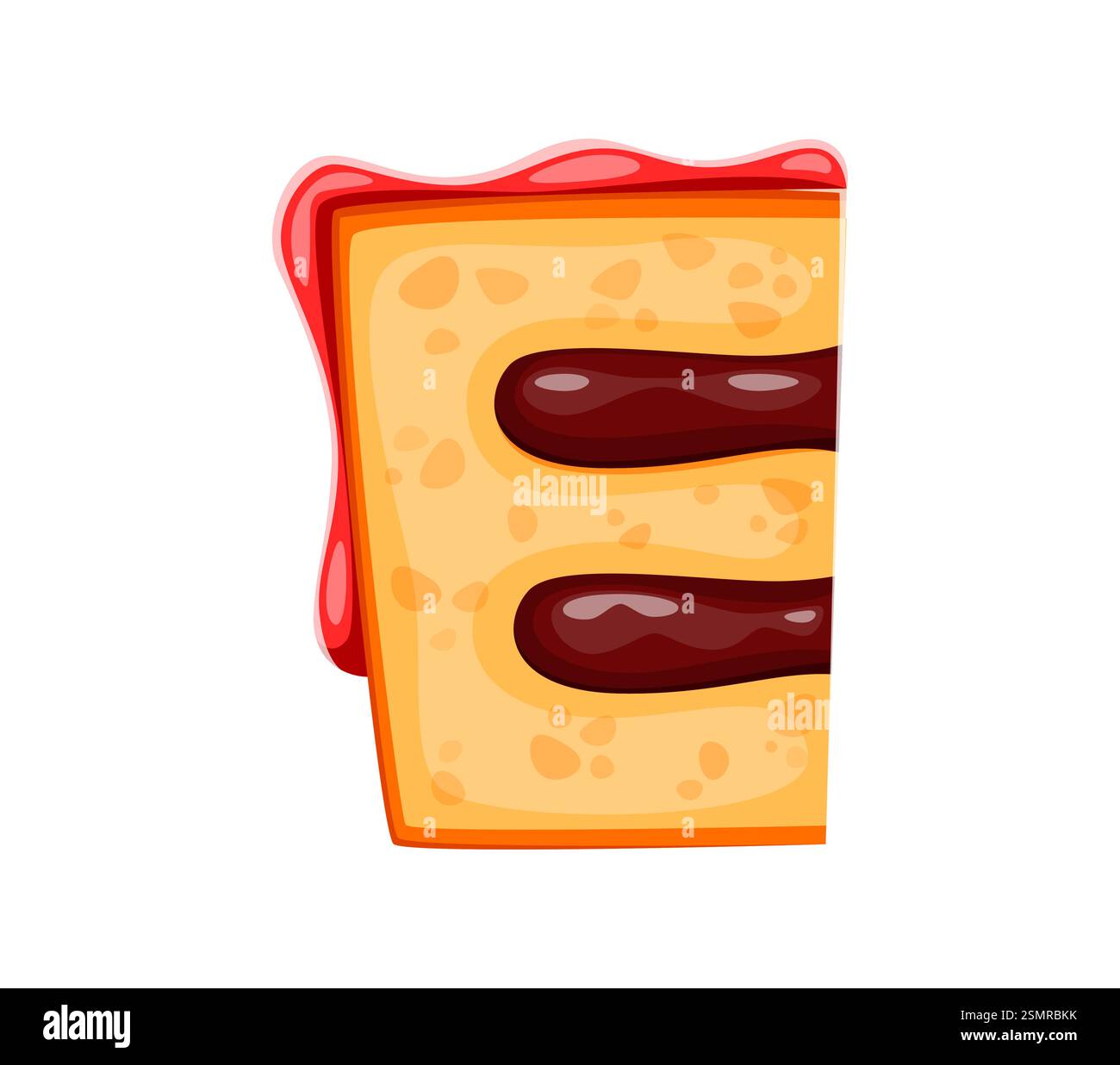 Pastry dessert font type chocolate cake letter E. Sweet typeset element ...