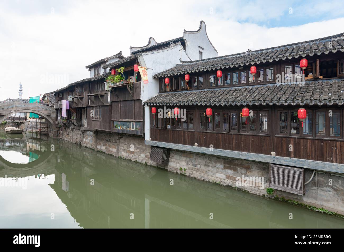 Scenery of Xinchang Ancient Town in Pudong New Area, Shanghai, China ...