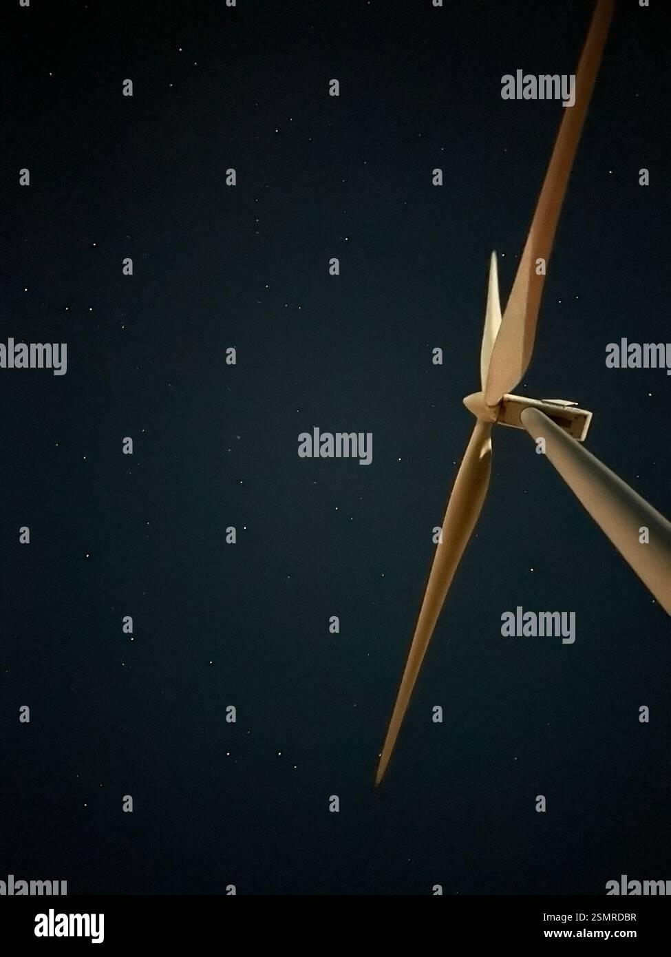 A windmill and stars in the night sky Stock Photo - Alamy