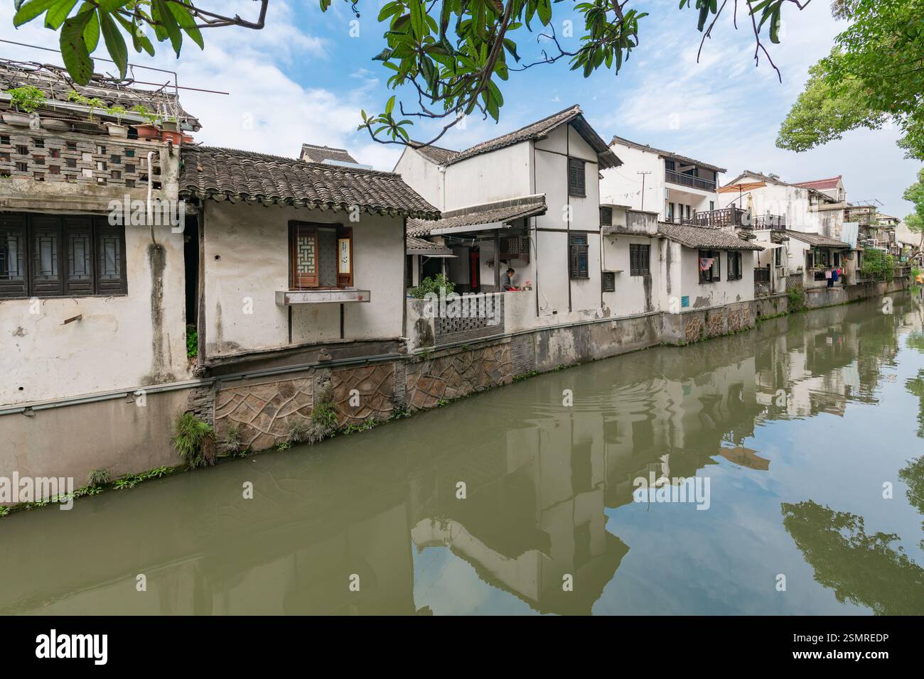 Scenery of Xinchang Ancient Town in Pudong New Area, Shanghai, China ...
