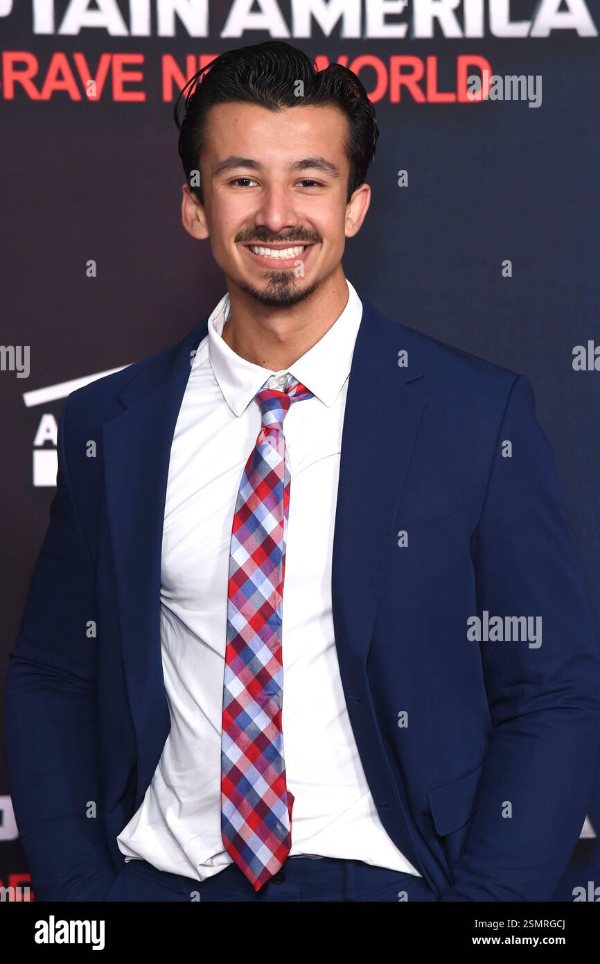 Matt Ramos bei der Weltpremiere des Kinofilms 'Captain America: Brave New World' im TCL Chinese ...