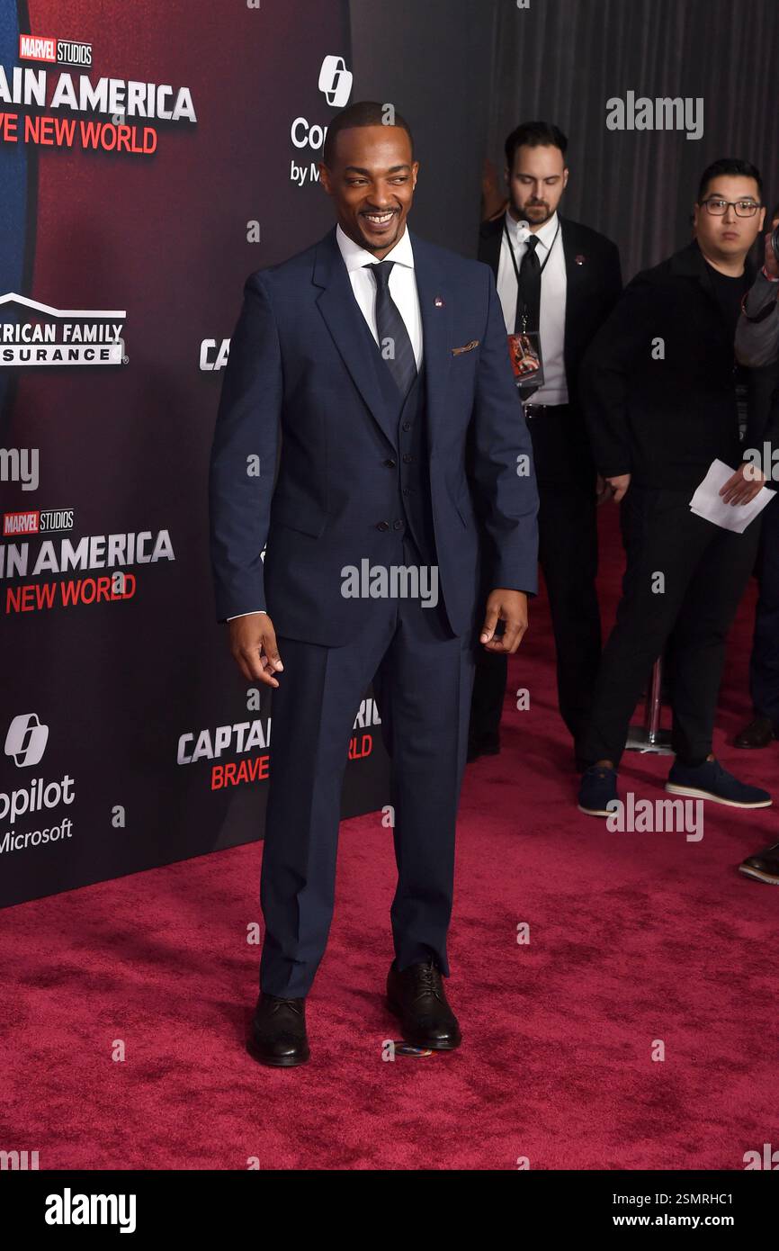 Anthony Mackie bei der Weltpremiere des Kinofilms 'Captain America ...