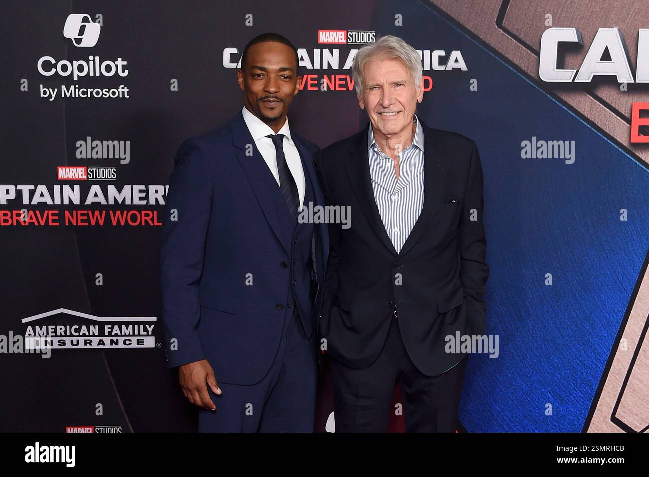 Anthony Mackie und Harrison Ford bei der Weltpremiere des Kinofilms ...