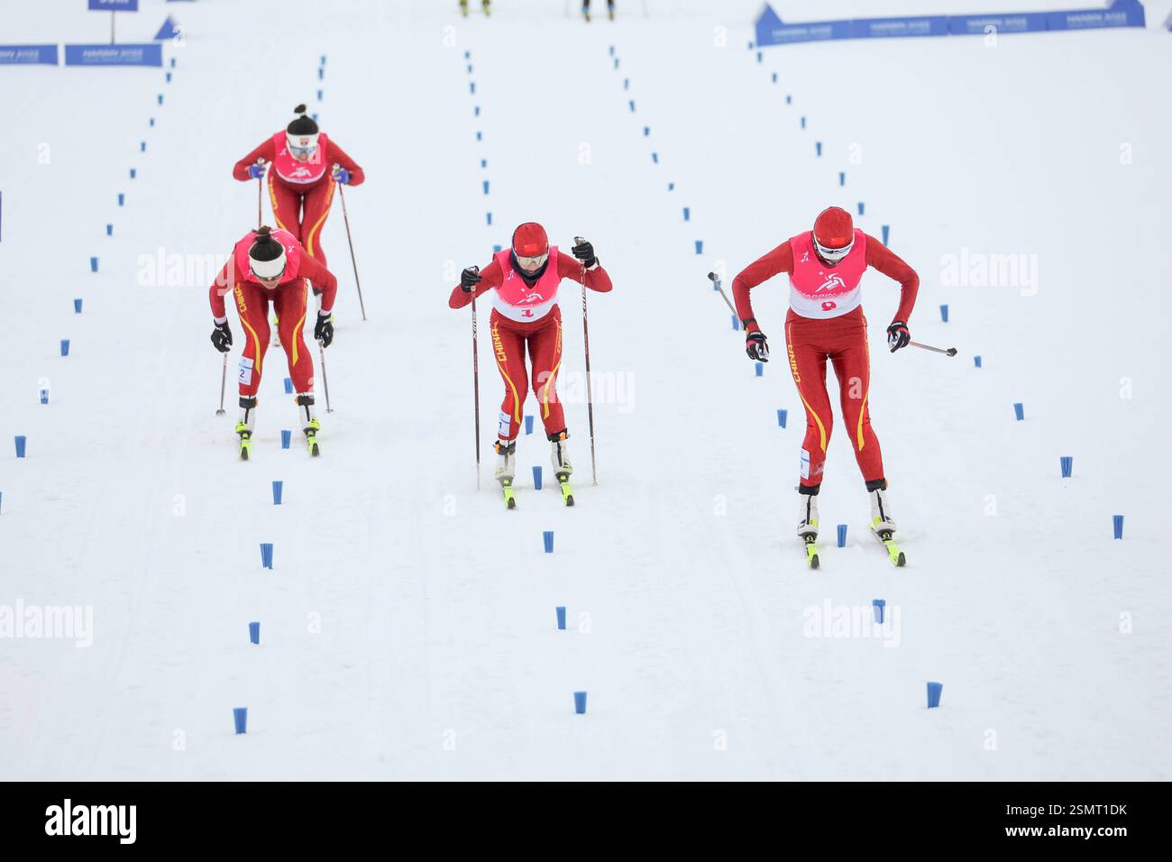 (L to R) WENG Honglian (CHN), LI Lei (CHN), FEBRUARY 8, 2025 : Cross ...