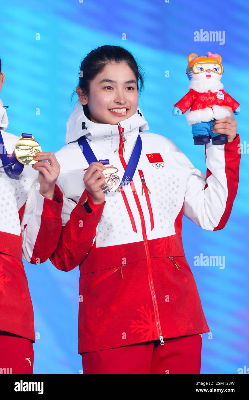 DINIGEERYILAMUJIANG (CHN), FEBRUARY 8, 2025 : Cross-Country Skiing ...