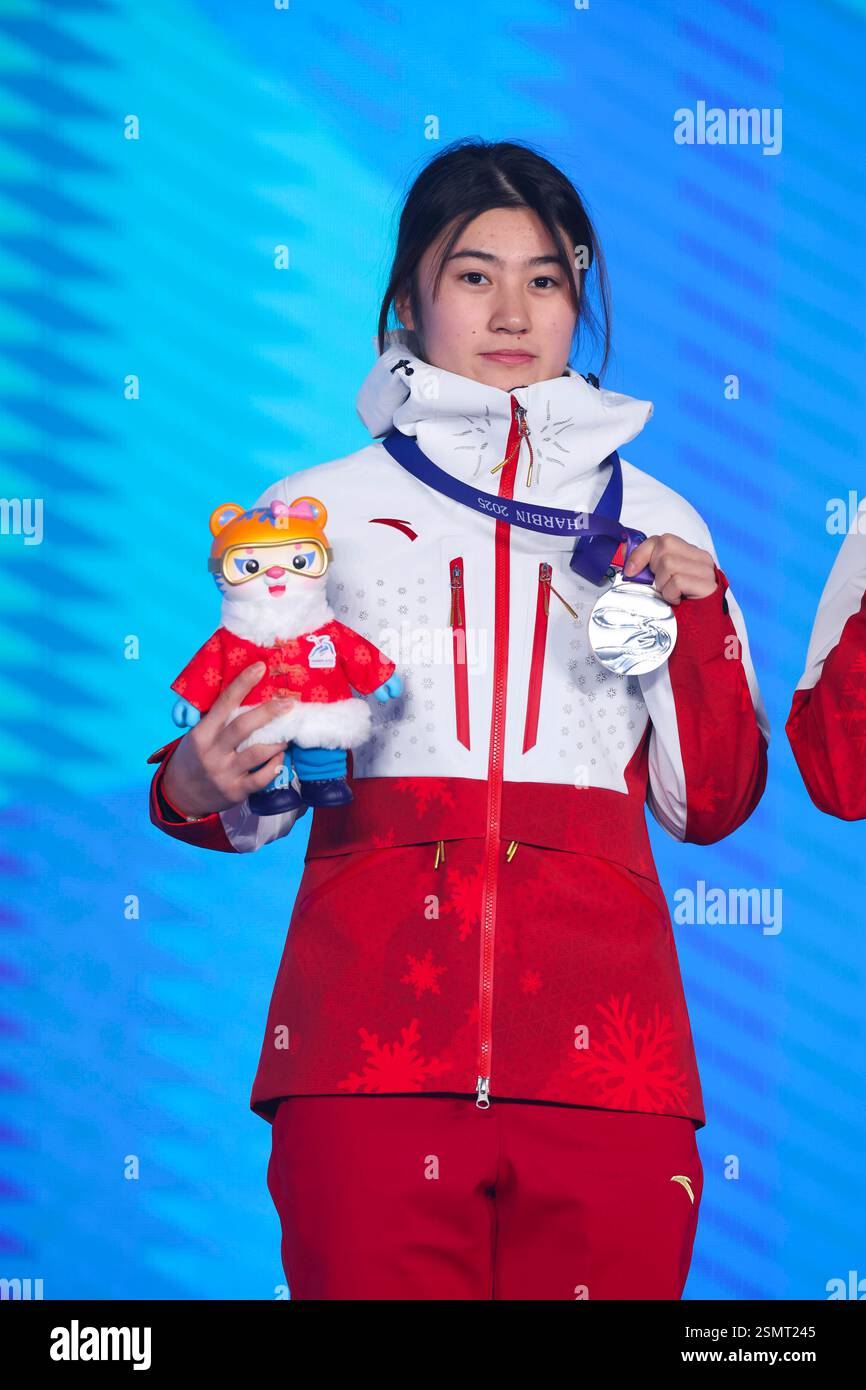XIONG Shirui (CHN), FEBRUARY 8, 2025 : Snowboard Women Slopestyle Medal ...