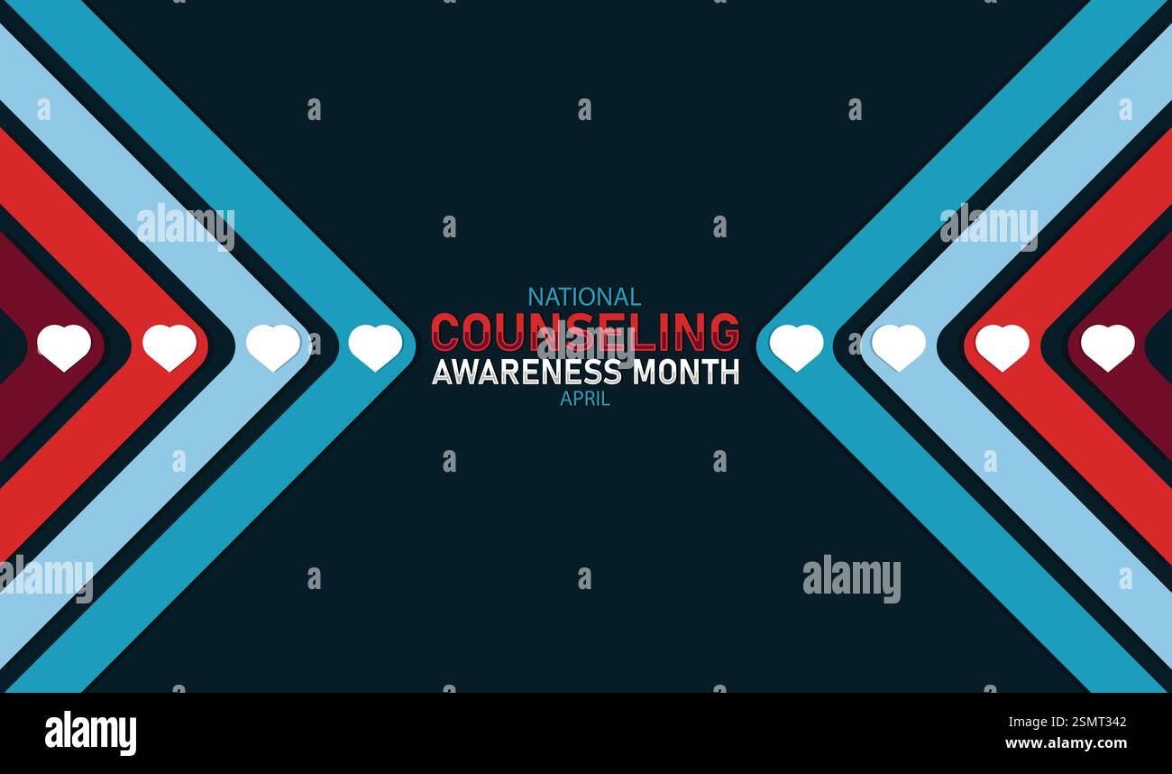 National Counseling awareness Month. April. Holiday concept. Template ...