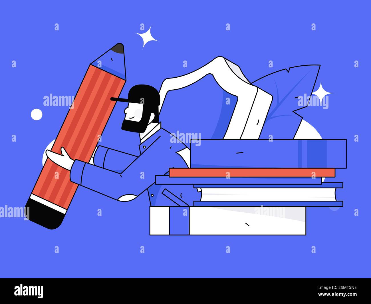 Protect intellectual property flat vector concept operation hand drawn ...