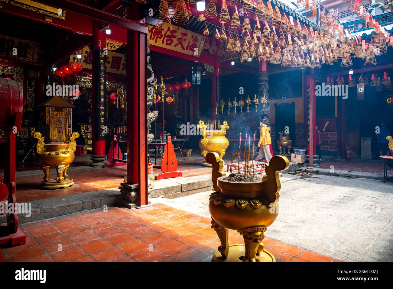 Thien Hau Pagoda is one of prominent landmarks of Saigon's Chinatown ...
