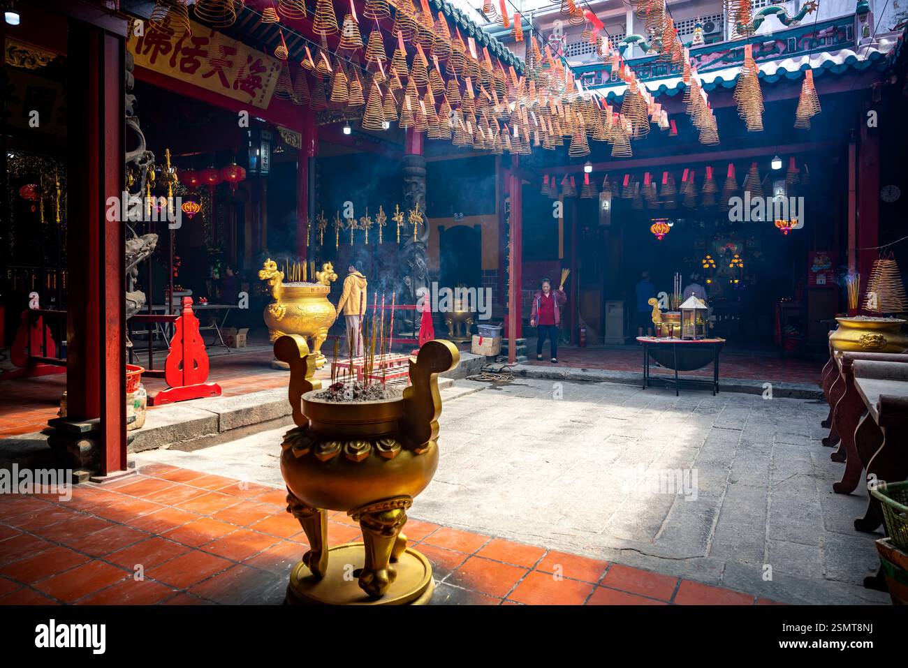 Thien Hau Pagoda is one of prominent landmarks of Saigon's Chinatown ...