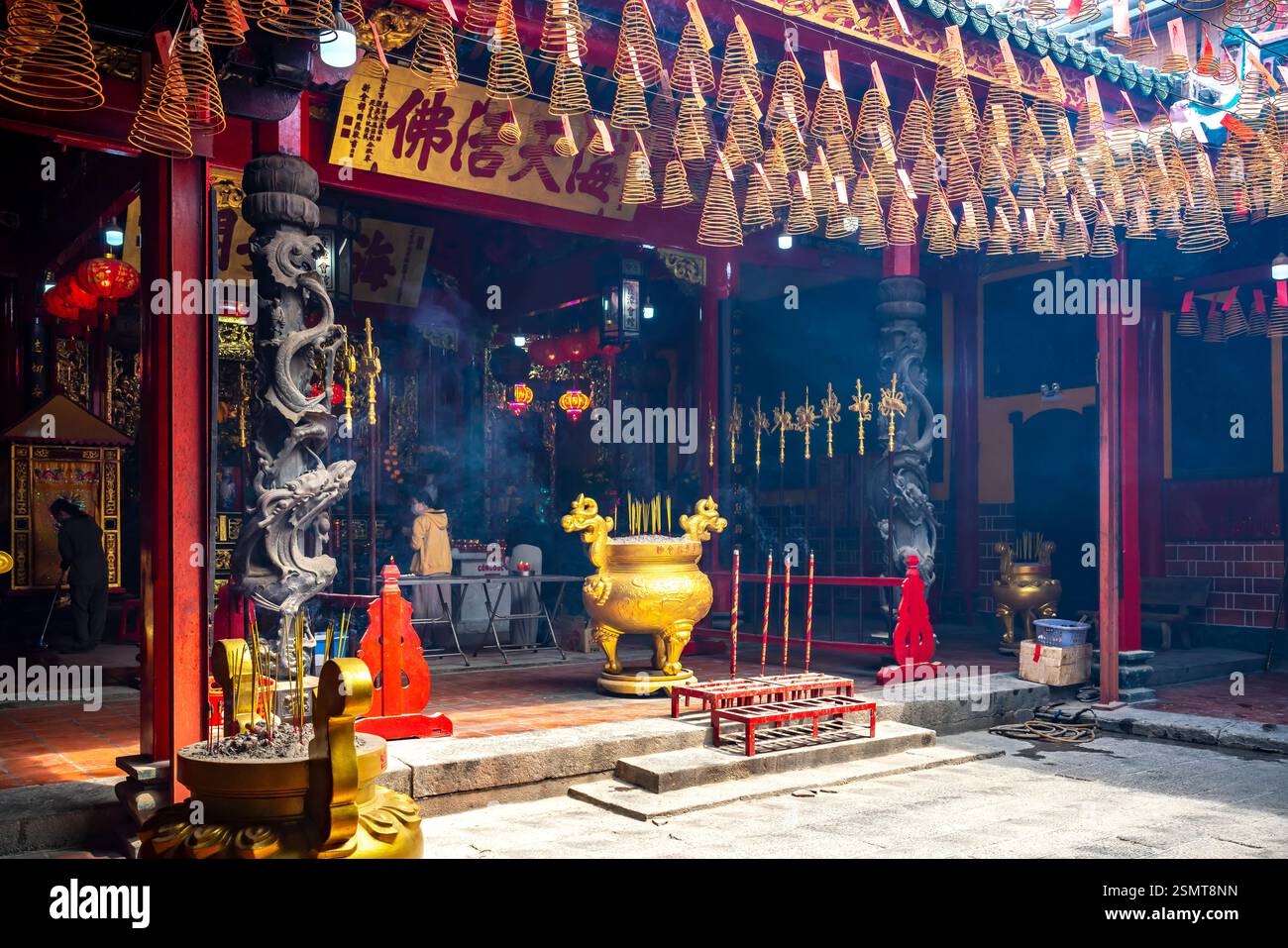 Thien Hau Pagoda is one of prominent landmarks of Saigon's Chinatown ...