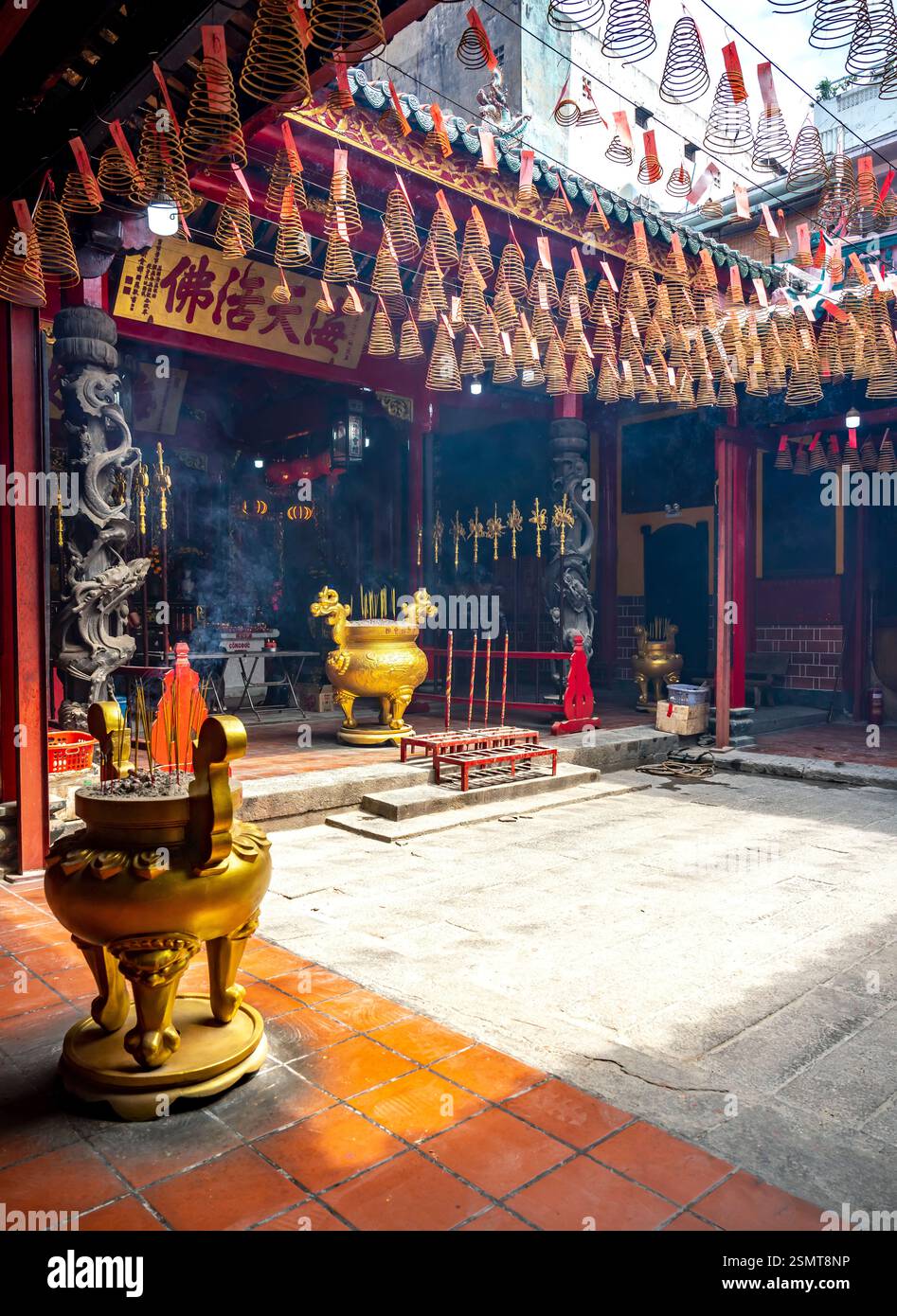 Thien Hau Pagoda is one of prominent landmarks of Saigon's Chinatown ...