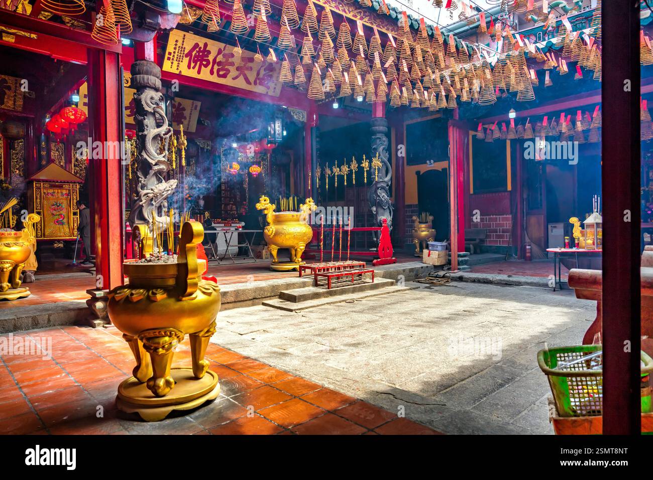 Thien Hau Pagoda is one of prominent landmarks of Saigon's Chinatown ...