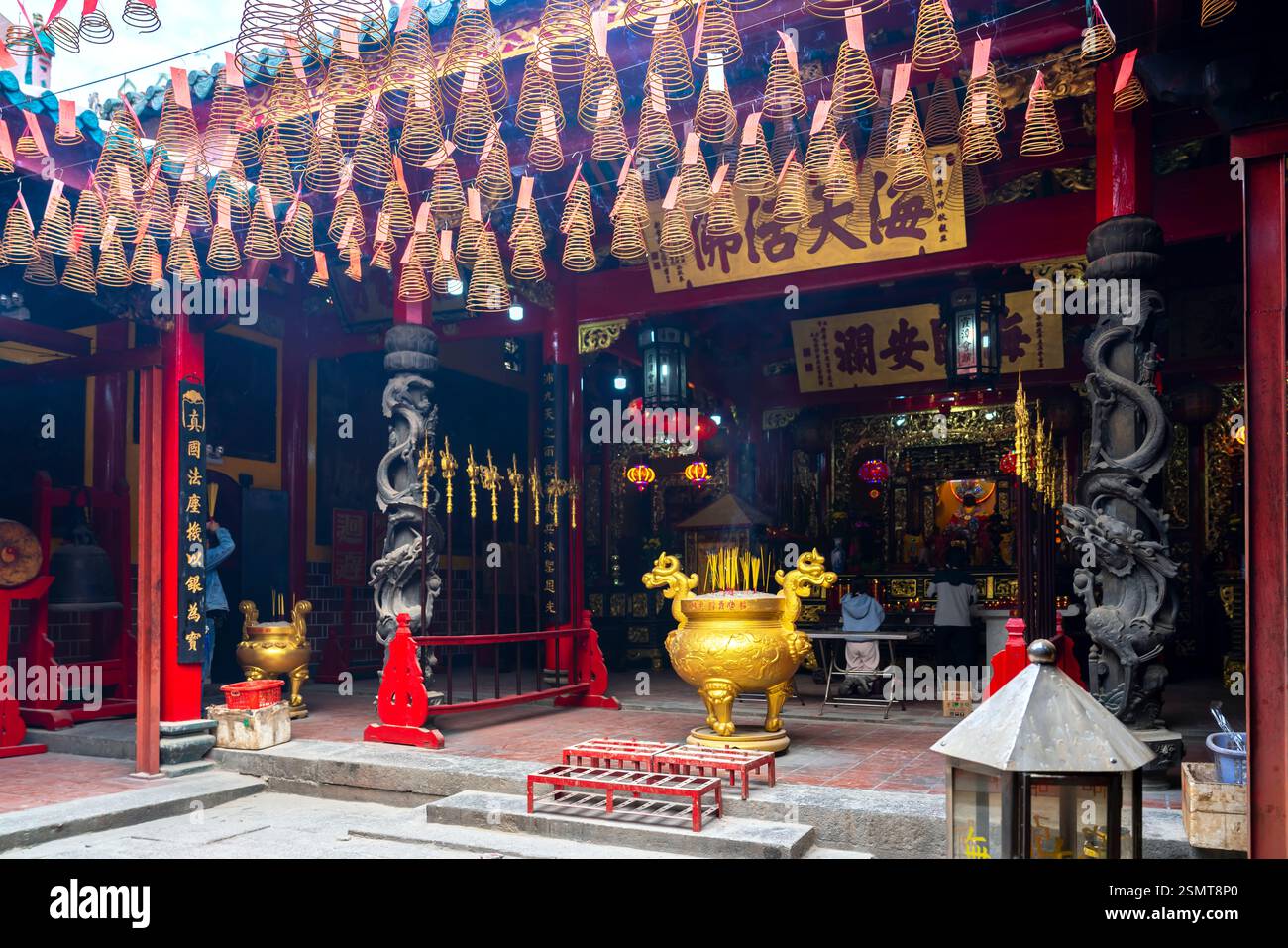 Thien Hau Pagoda is one of prominent landmarks of Saigon's Chinatown ...