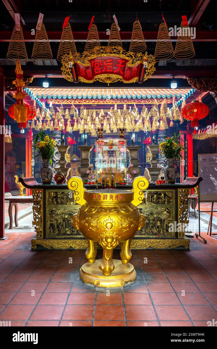 Thien Hau Pagoda is one of prominent landmarks of Saigon's Chinatown ...