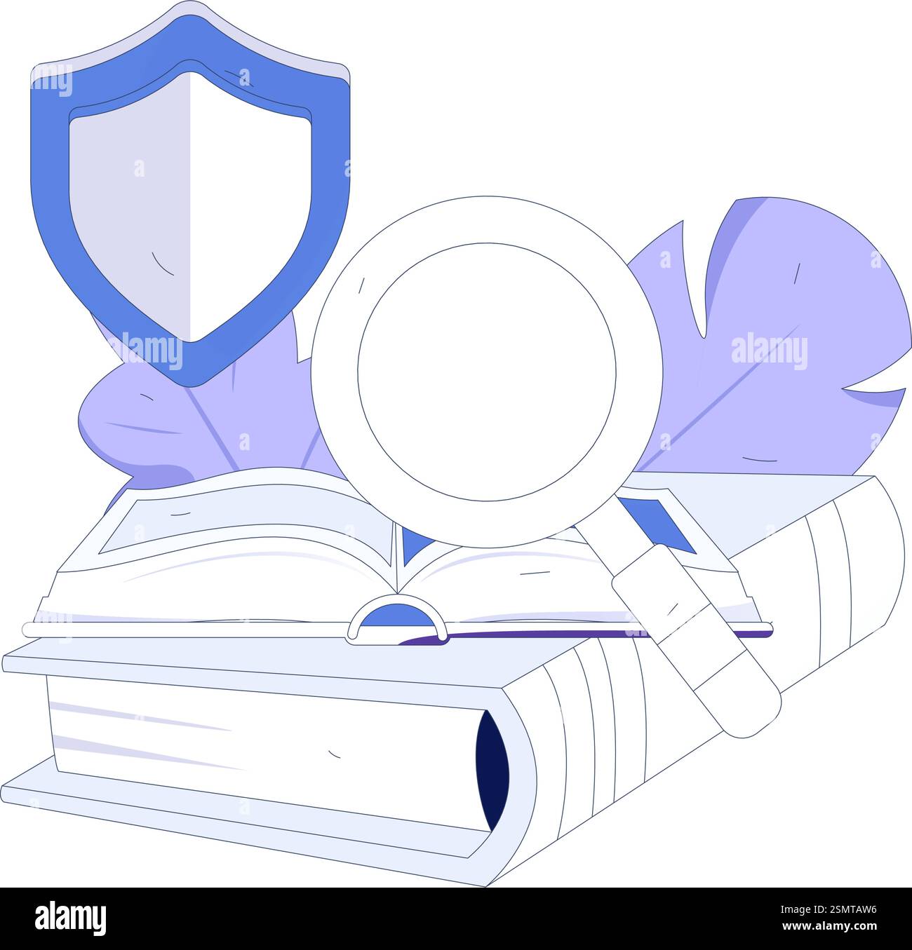 Protect intellectual property flat vector concept operation hand drawn ...