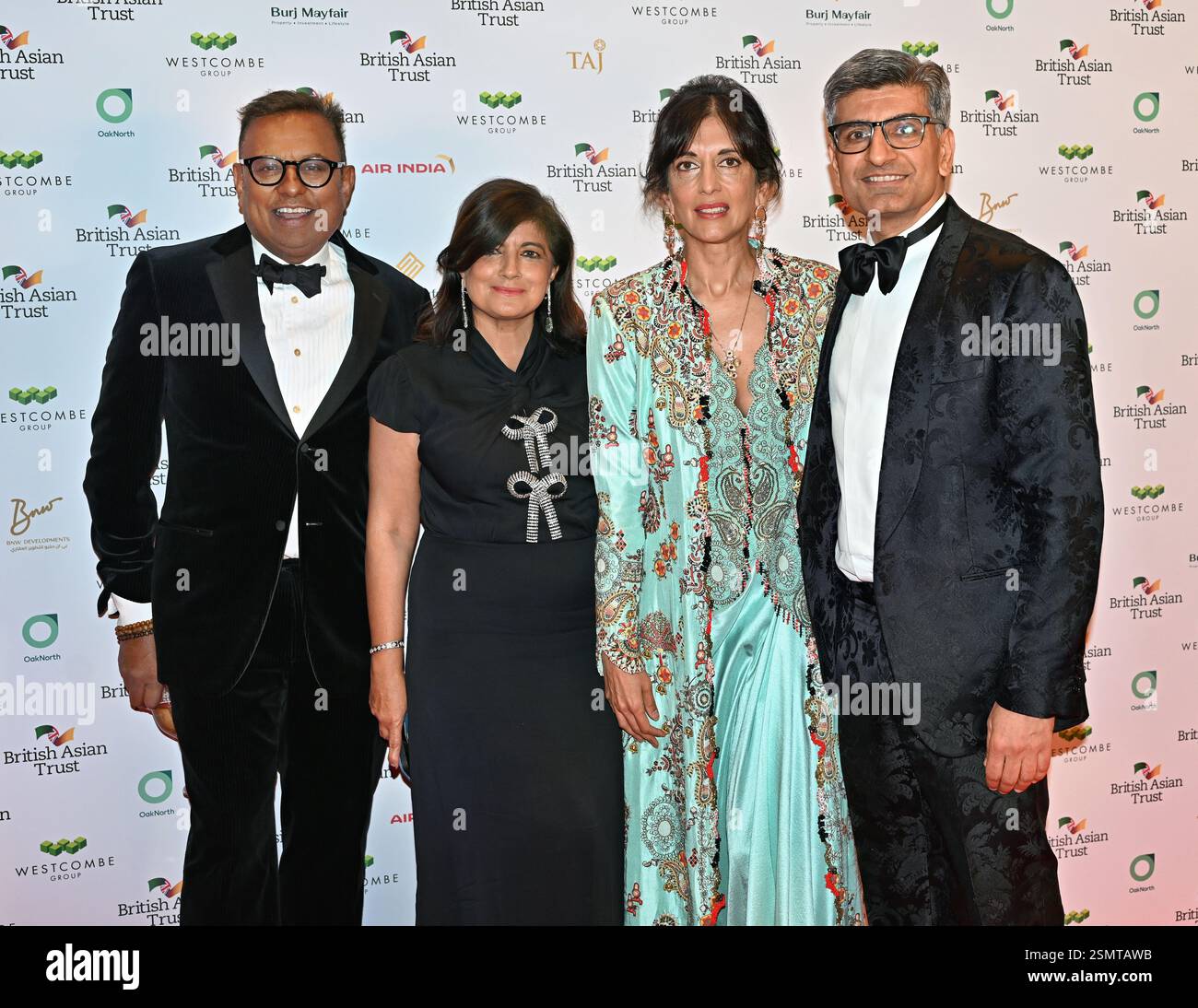 LONDON, UK. 12th Feb, 2025. Shalni Arora OBE, Simon Arora at the ...