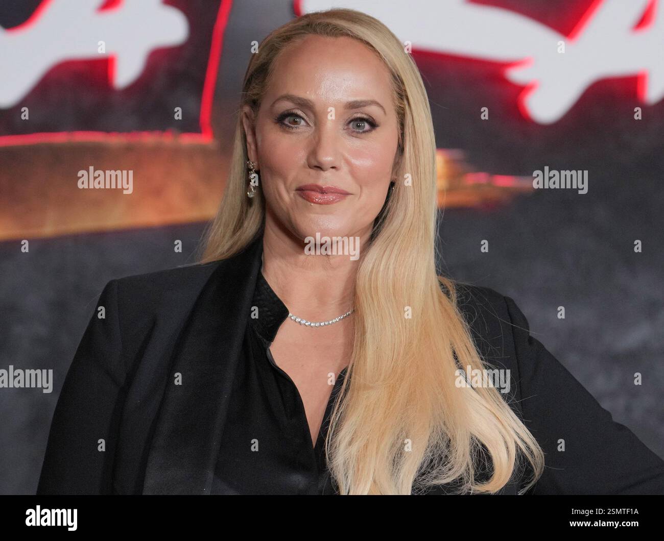 Los Angeles, USA. 12th Feb, 2025. Elizabeth Berkley arrives at Netflix ...