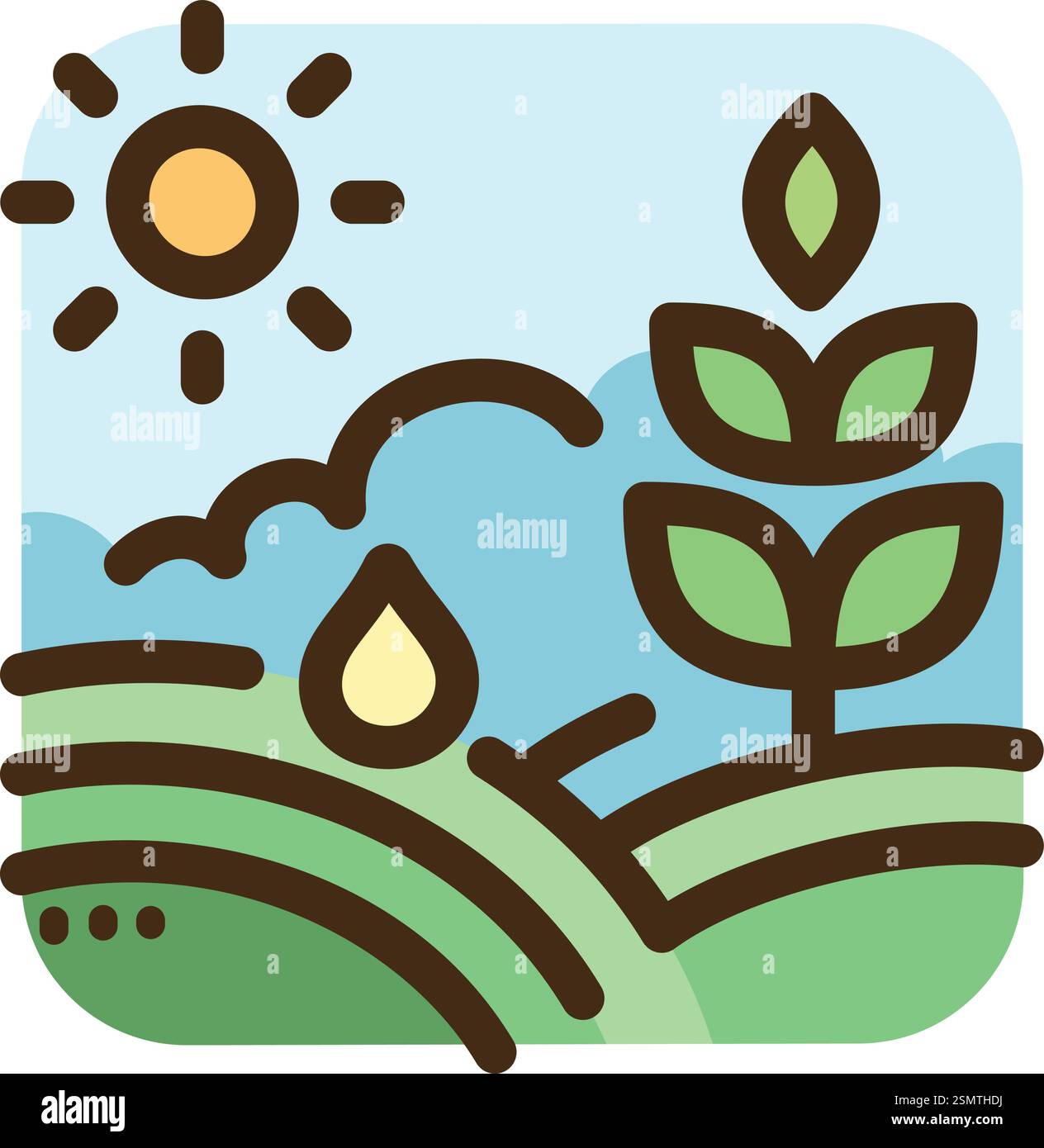 Agriculture rural farm image Cut Out Stock Images & Pictures - Alamy