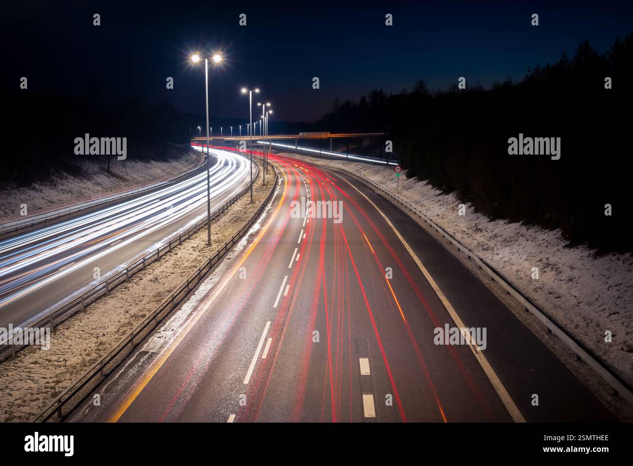 Movement moon across starry sky hi-res stock photography and images - Alamy