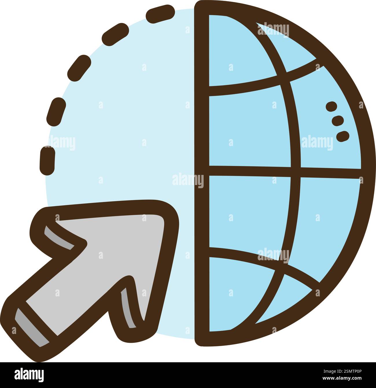 Globalization vector doodle illustration and graphic. Part of startup ...
