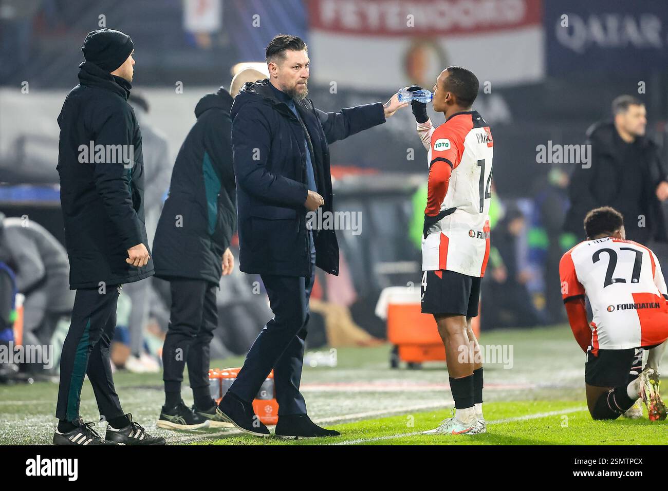 ROTTERDAM, 12-2-2025, Stadium de Kuip, Champions League, 2024/2025 ...