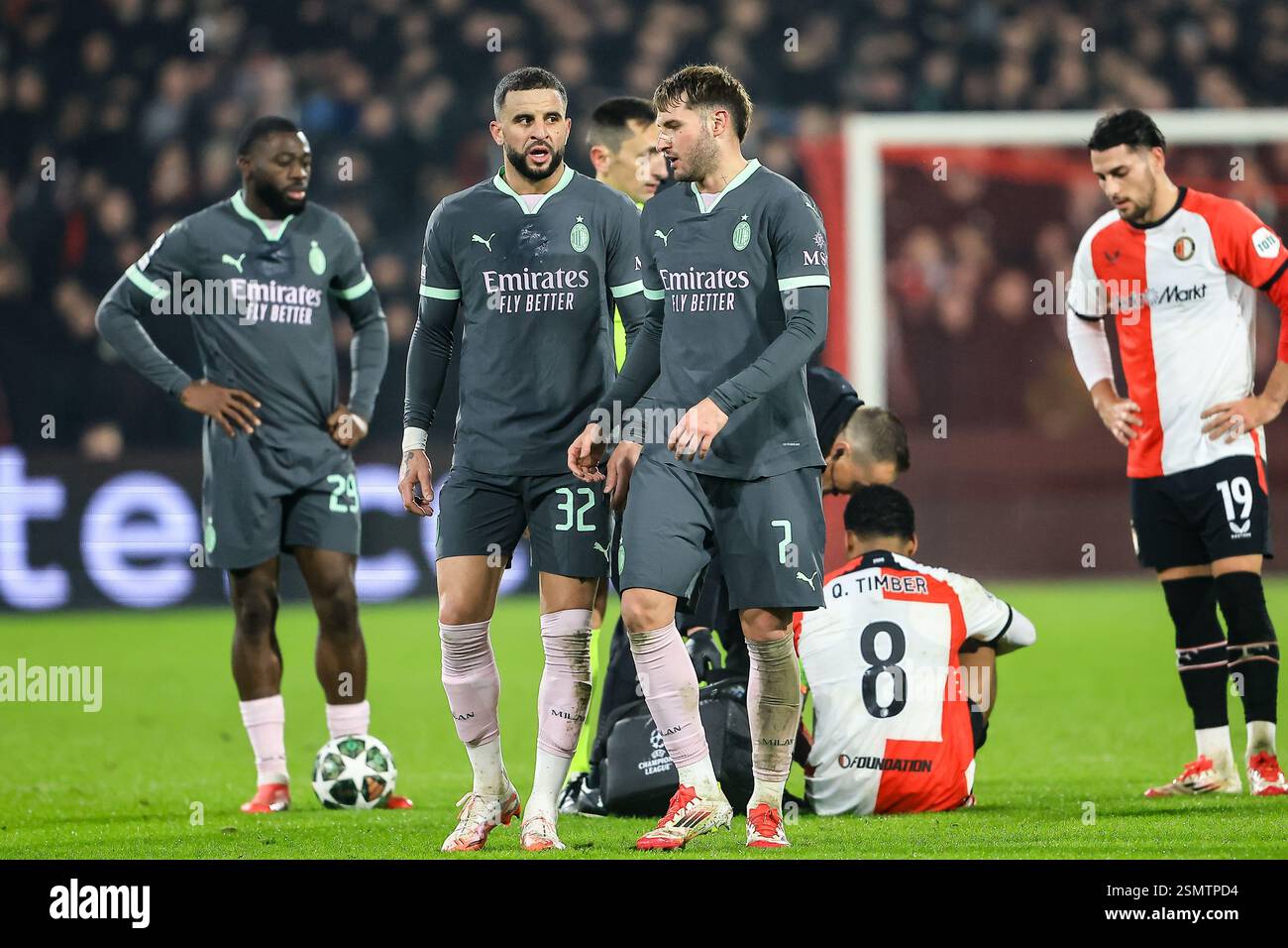 ROTTERDAM, 12-2-2025, Stadium de Kuip, Champions League, 2024/2025 ...