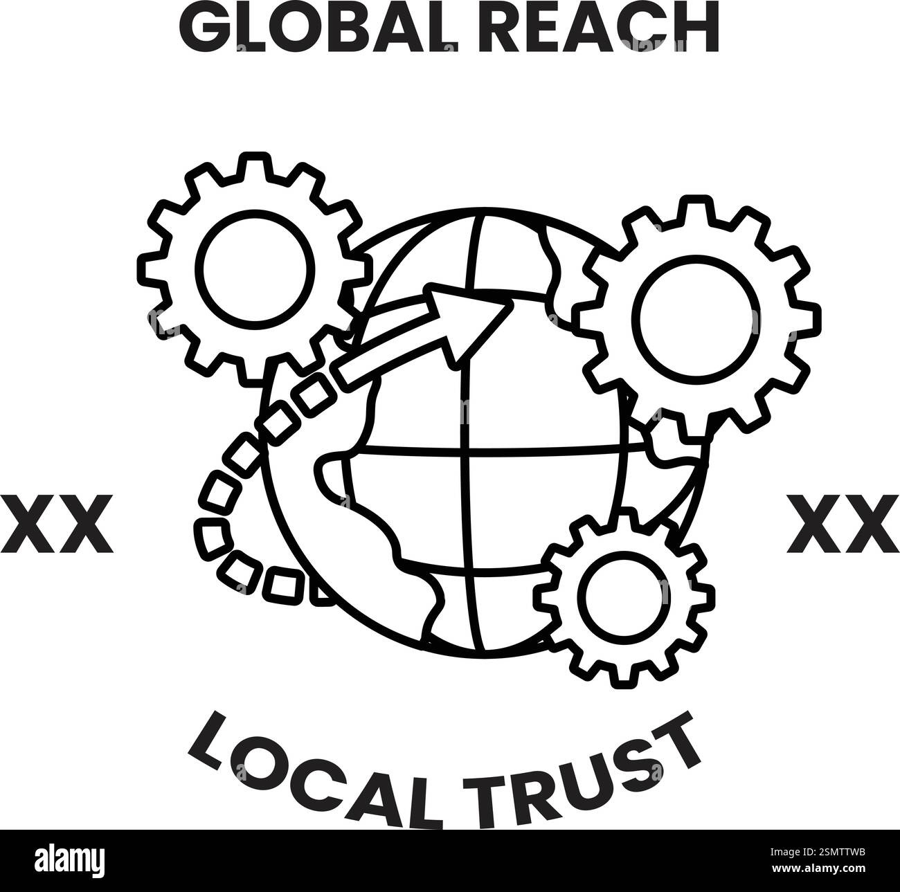 Tech reach Stock Vector Images - Alamy