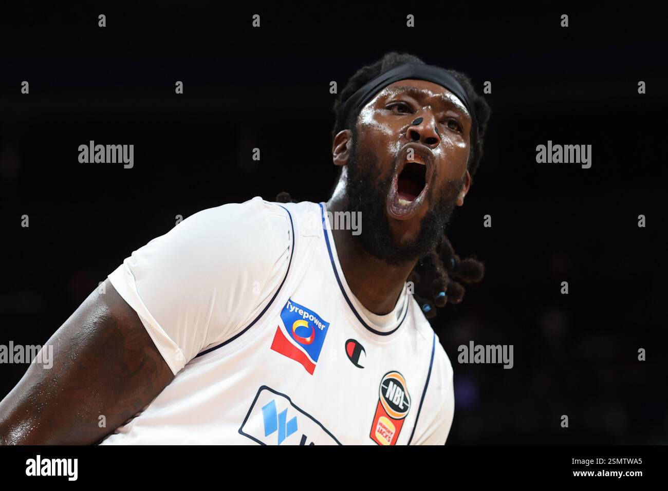 Sydney, Australia. 13th Feb, 2025. Montrezl Harrell of the 36ers ...