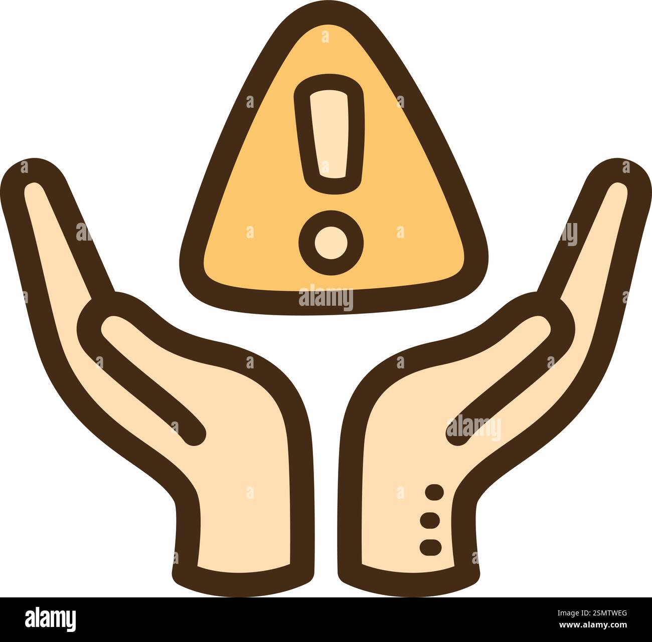 Doodle exclamation mark icon warning hi-res stock photography and ...