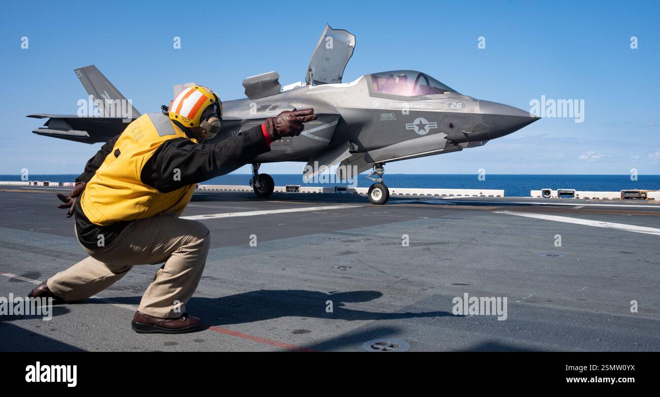 PHILIPPINE SEA (Feb. 11, 2025) Chief Aviation Boatswain’s Mate ...