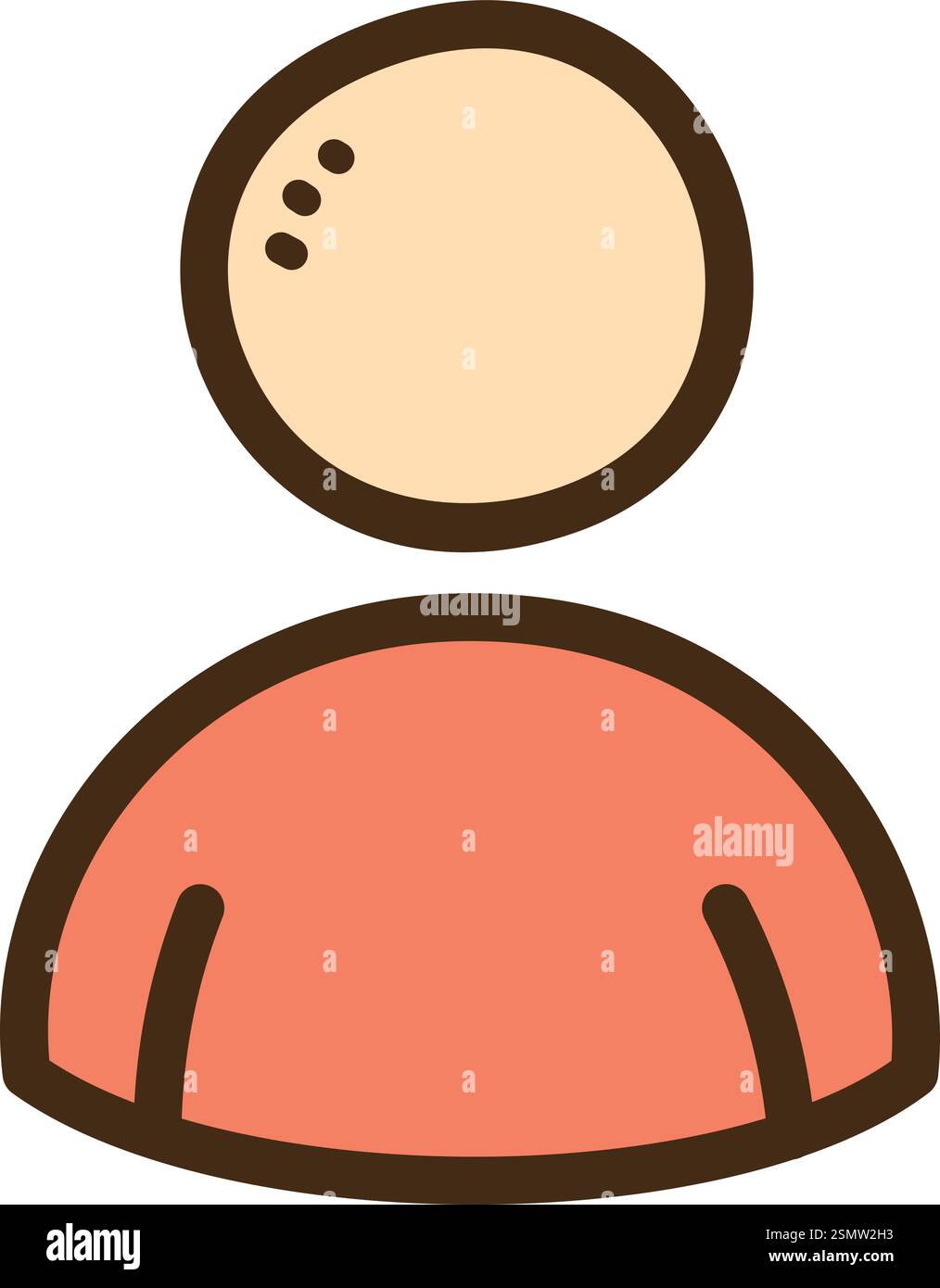 User vector doodle illustration and graphic. Part of social media ...