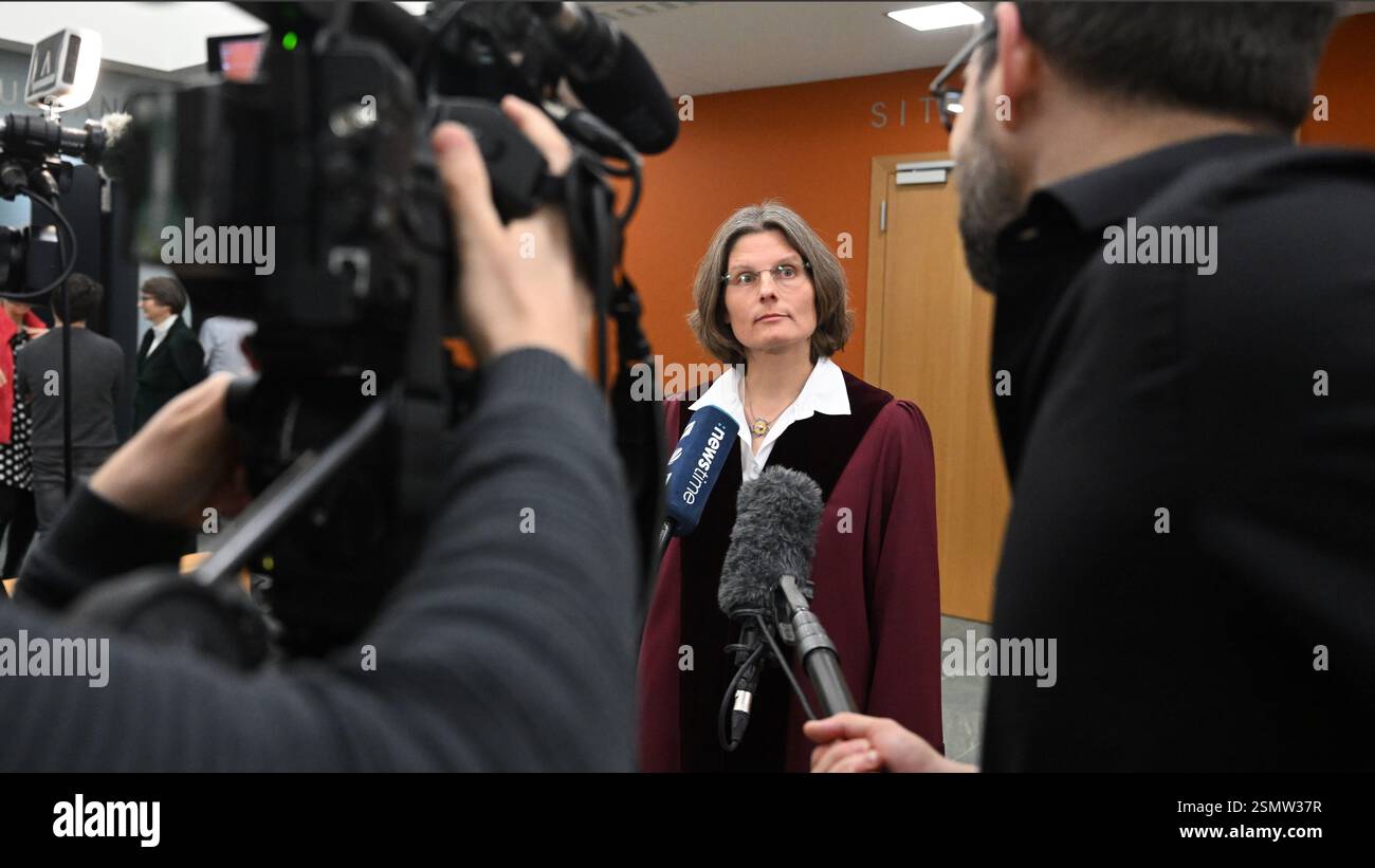 Stuttgart, Germany. 13th Feb, 2025. Senior public prosecutor Verena ...
