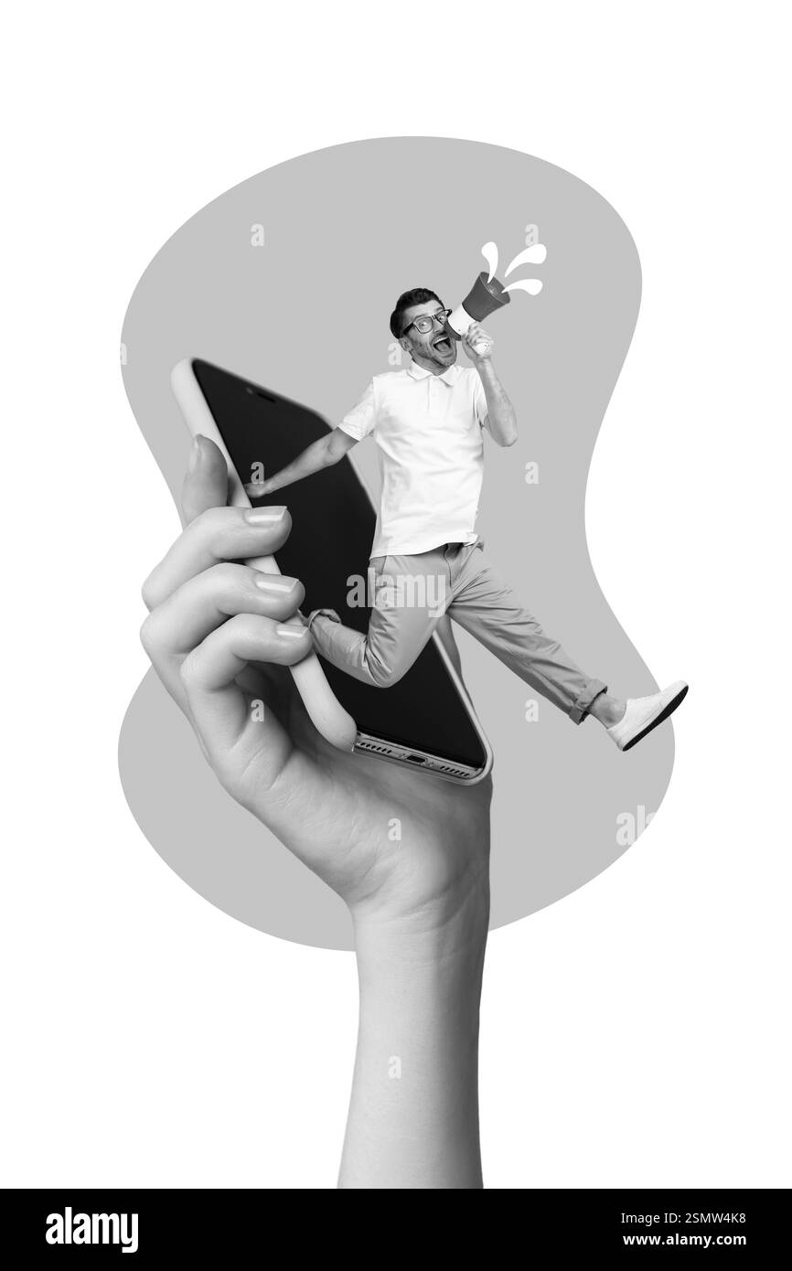 Notification poster Black and White Stock Photos & Images - Alamy