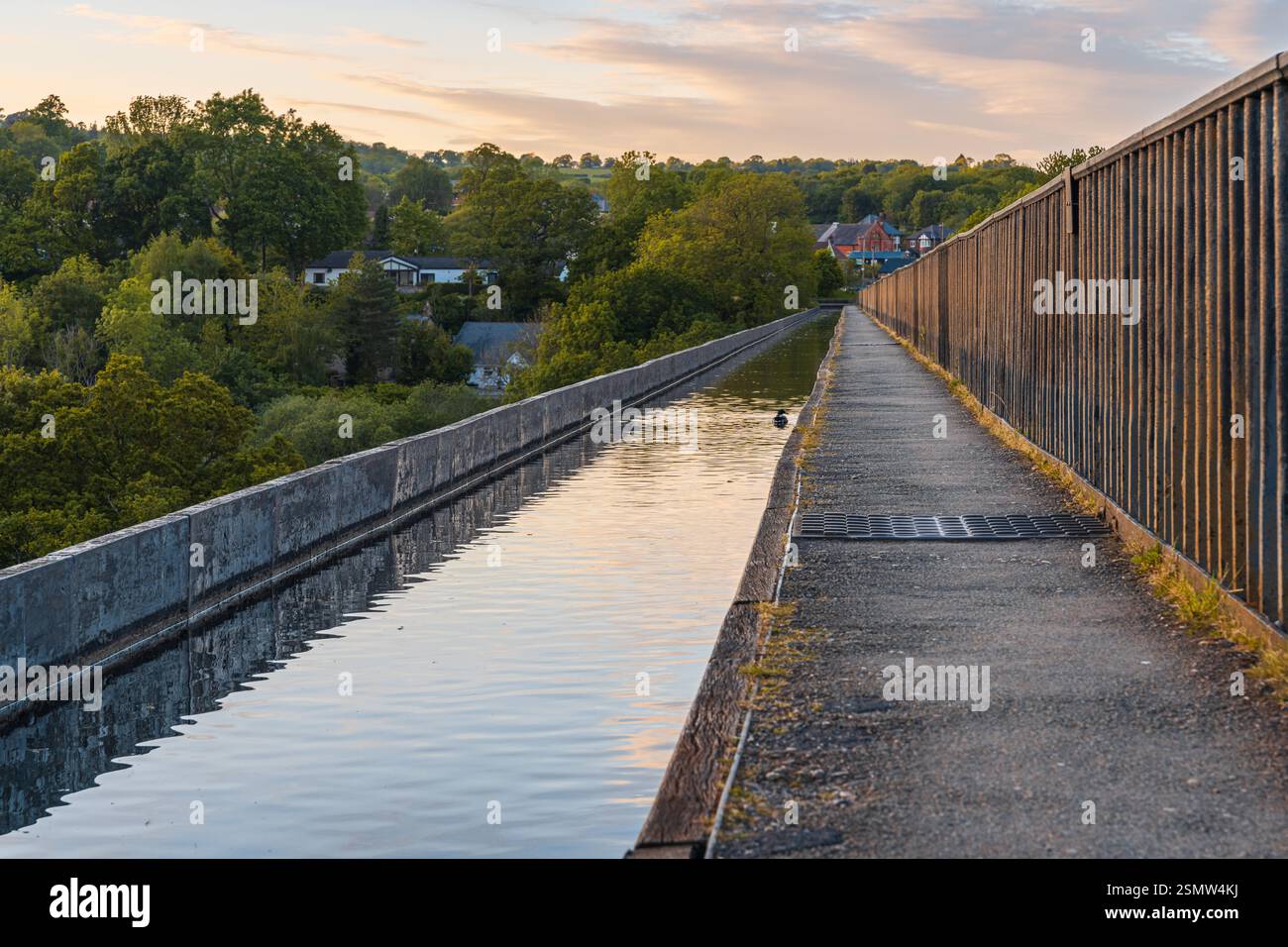The Pontcysyllte Aqueduct in Trevor, Wrexham, Clwyd, Wales, UK Stock ...