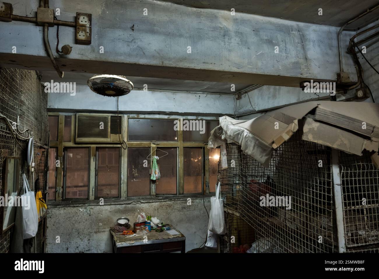 Coffin houses in Hong Kong, China, Asia Stock Photo - Alamy