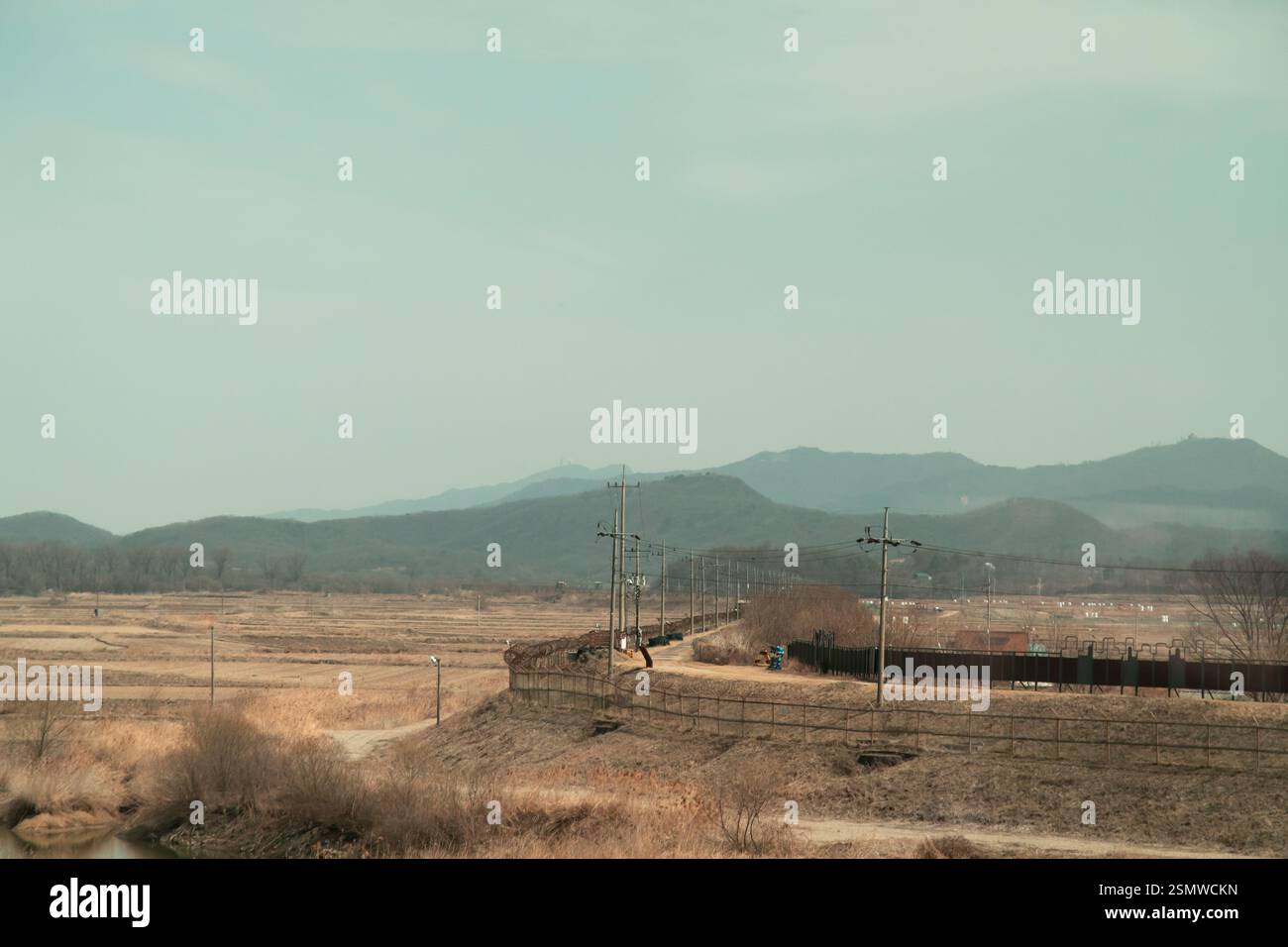 DMZ, Seoul, South Korea - 24-03-2024: DMZ tour with guide visiting Dora ...