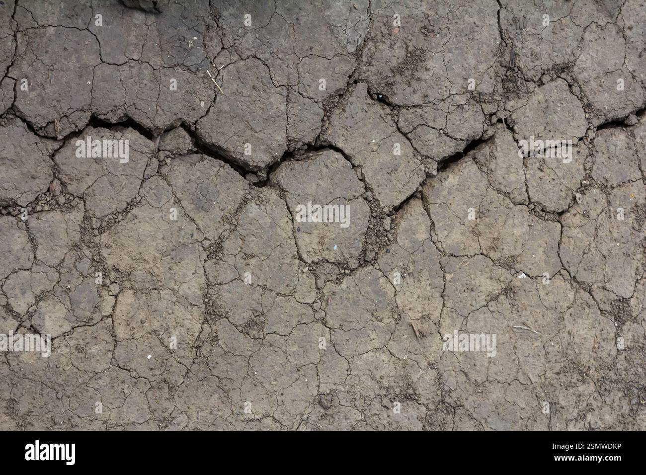 Wall texture soil dry crack pattern of drought lack of water of nature ...