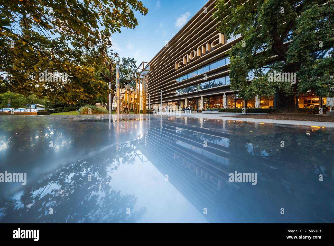 Wroclaw, Poland - July 24 2024: Modern Facade of Renoma Shopping Mall ...