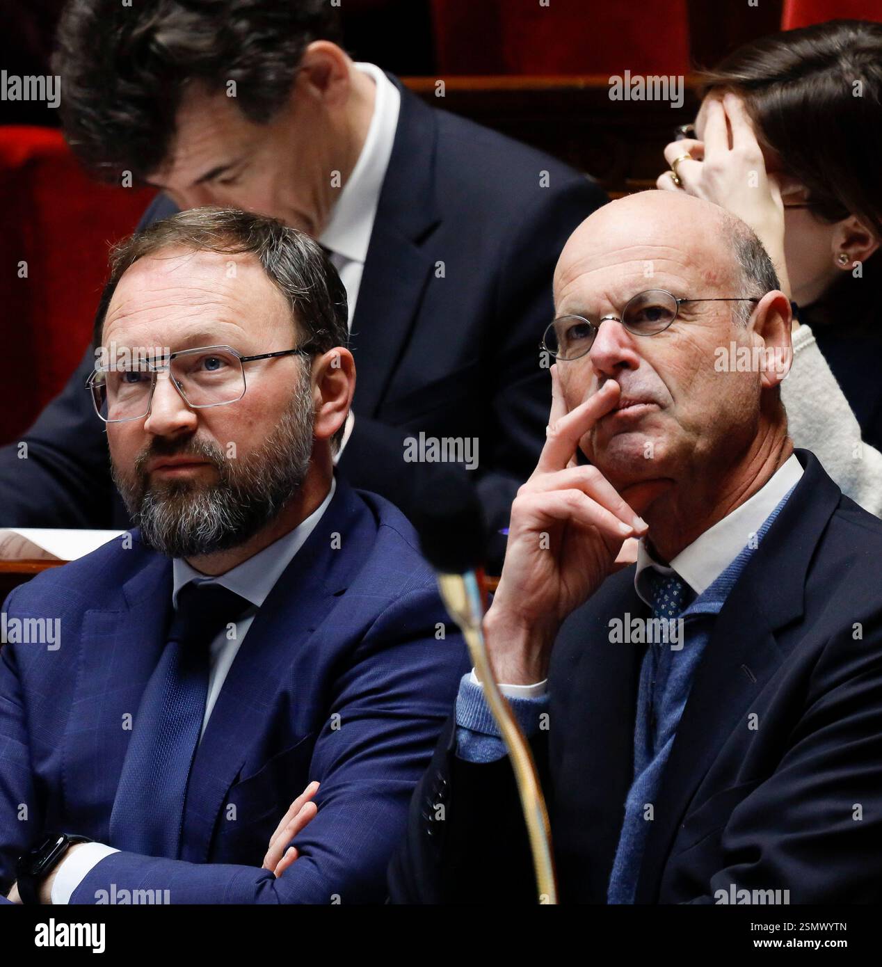 Patrick Mignola Minister for Relations with Parliament and Eric Lombard ...