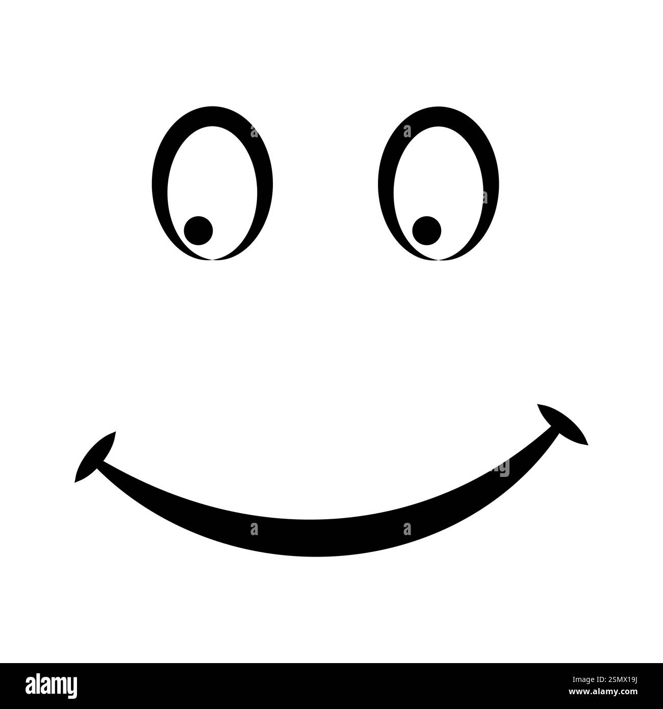 Concept funny smiley face Black and White Stock Photos & Images - Alamy