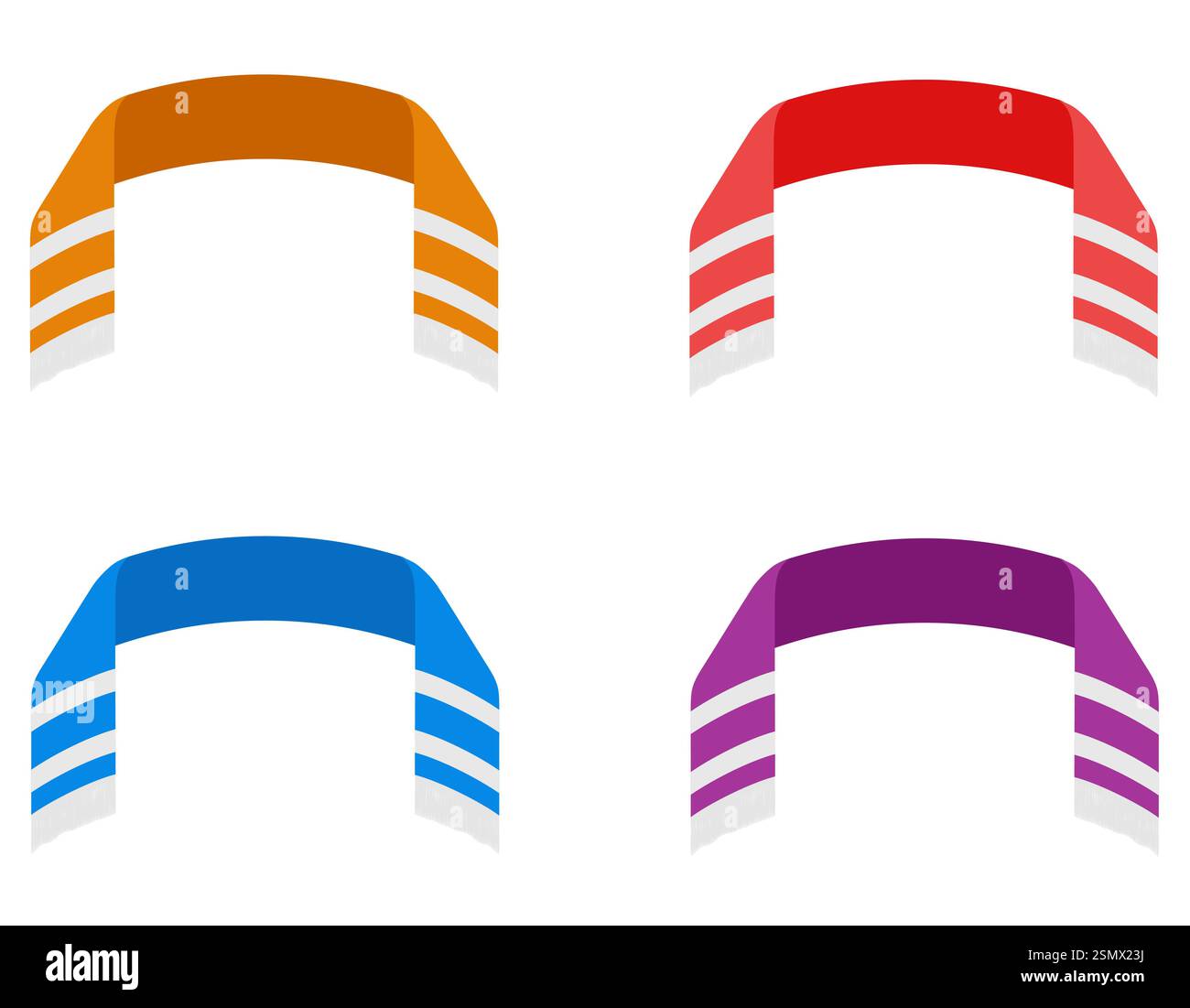 soccer football fan items and accessories flat style vector ...