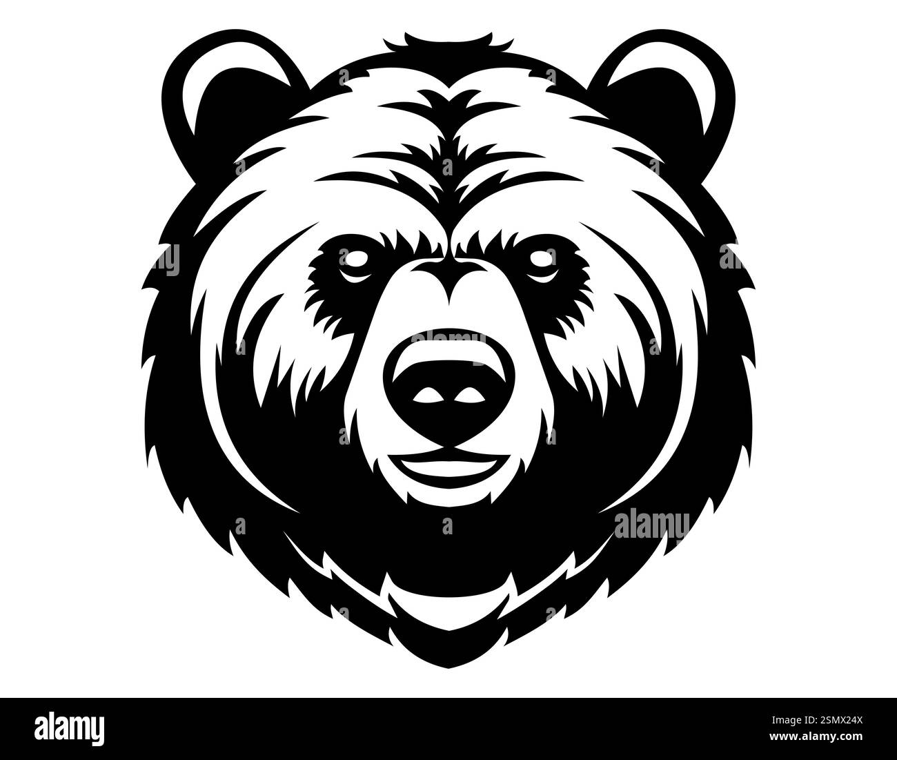 bear grizzly logo creative and original for your business or company ...