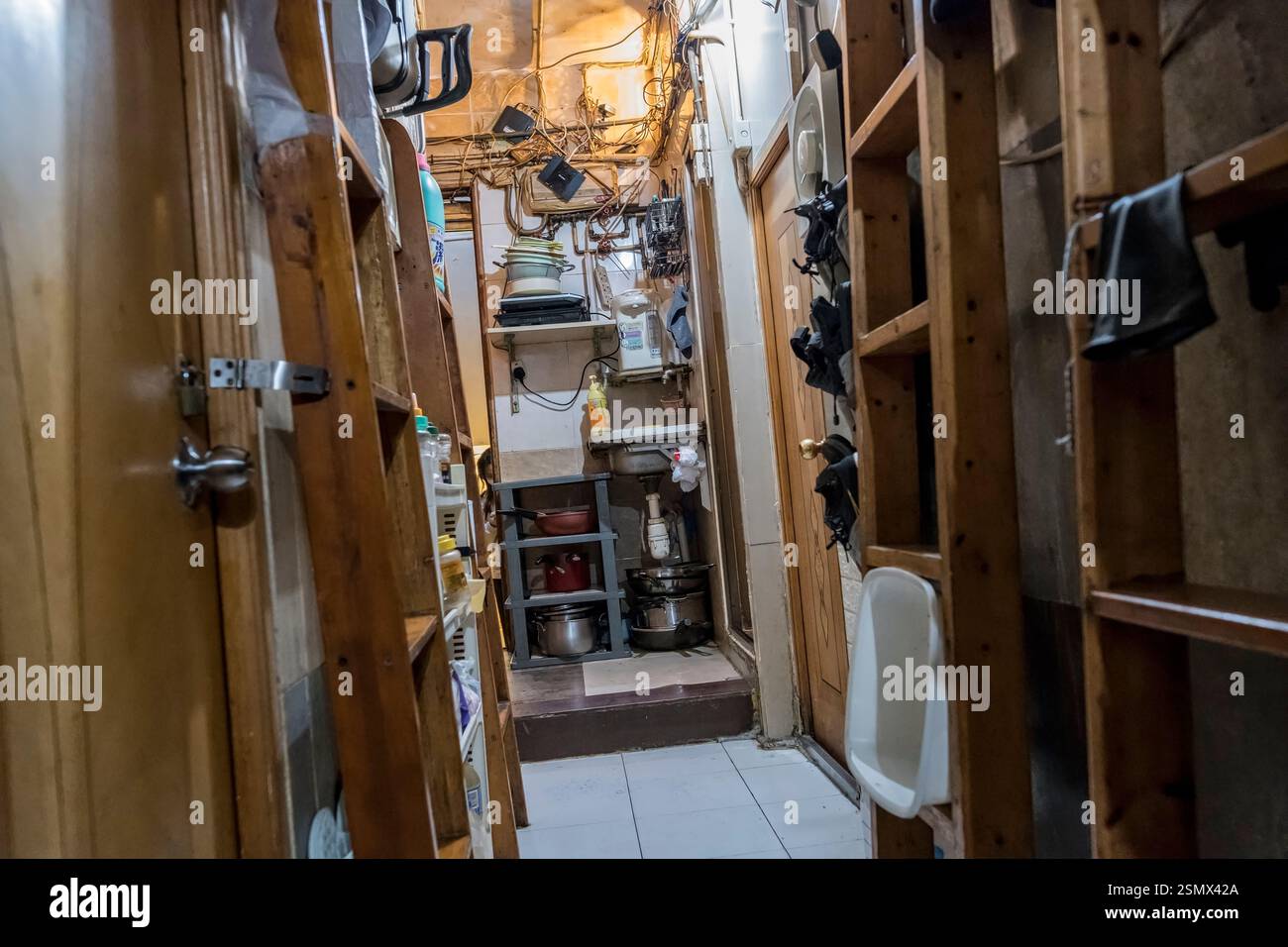 Coffin houses in Hong Kong, China, Asia Stock Photo - Alamy