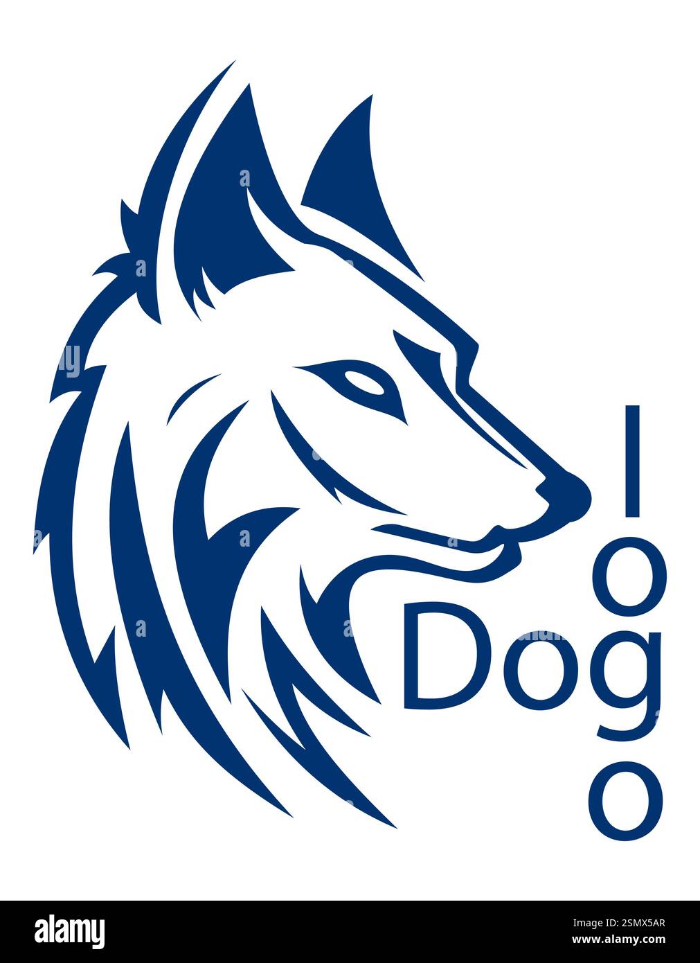 dog logo creative and original for your business or company logotype ...