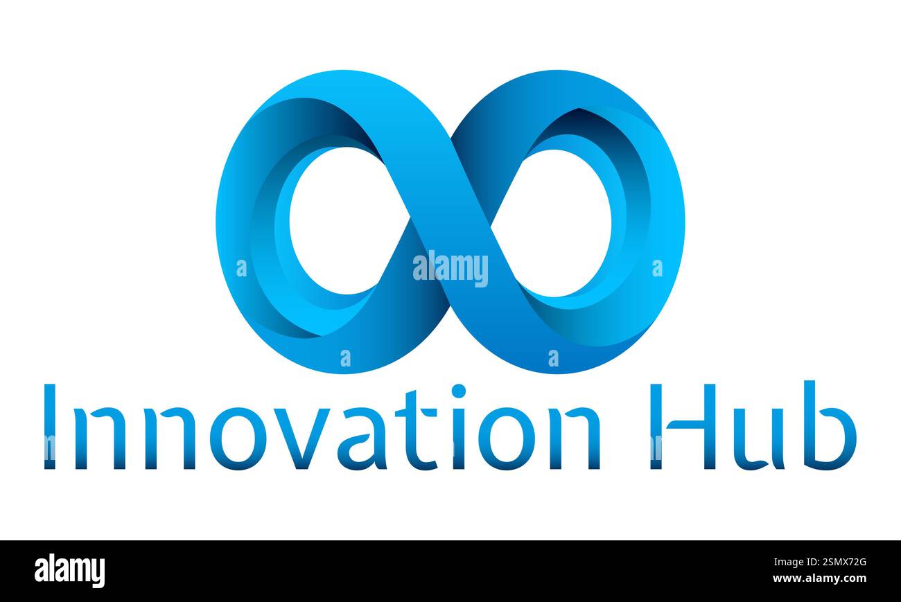 innovative hub logo creative and original for your business or company vector illustration ...