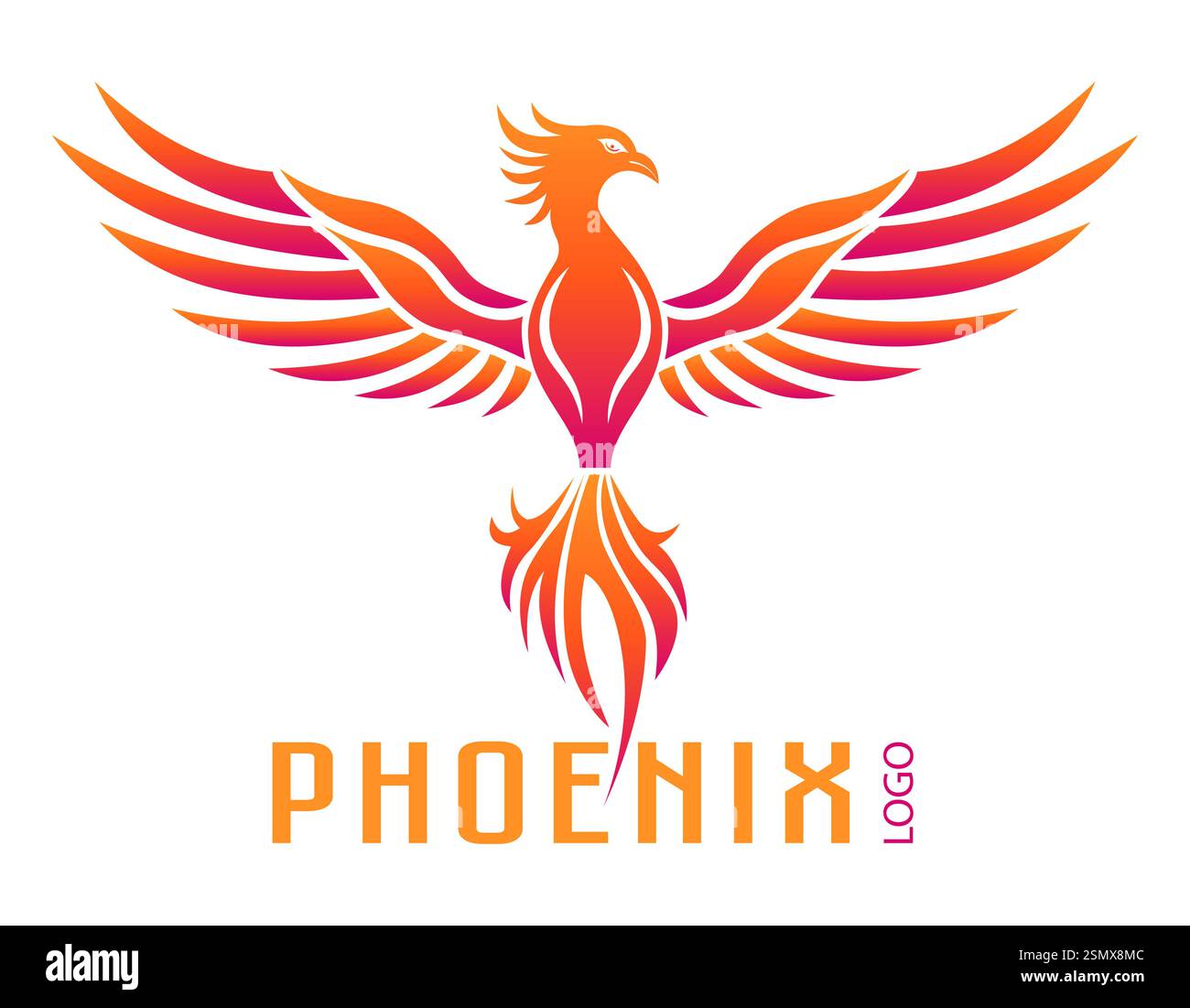 phoenix bird logo creative and original for your business or company vector illustration ...