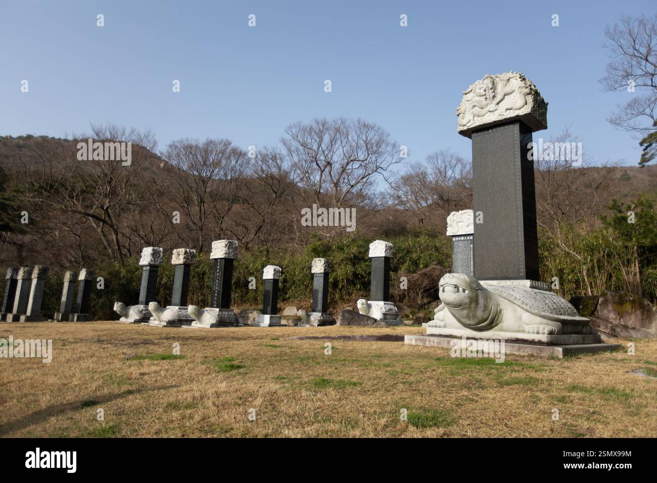 Busan South Korea - 24-03-2024: cemetery at Beomeosa Temple. Popular ...